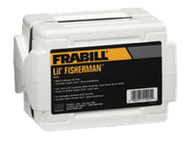 Frabill Lil Fisherman Worm Box | Flip-Top w/Bedding